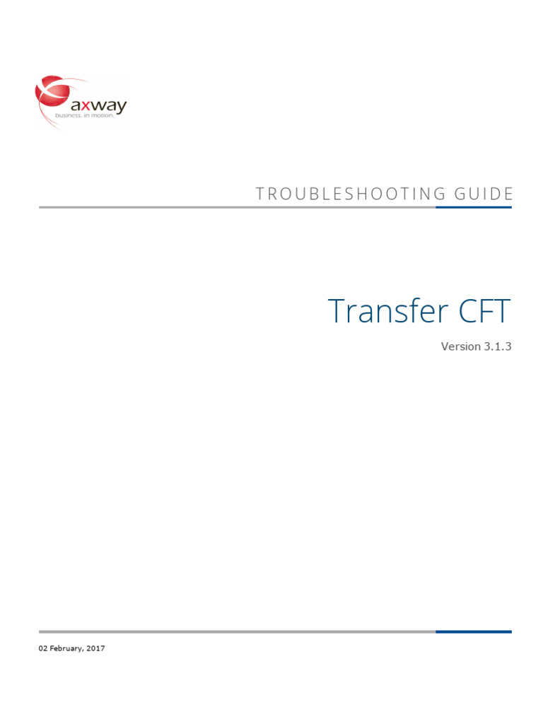 Transfer CFT ErrorMessagesGuide AllOS en | PDF | Transport Layer ...