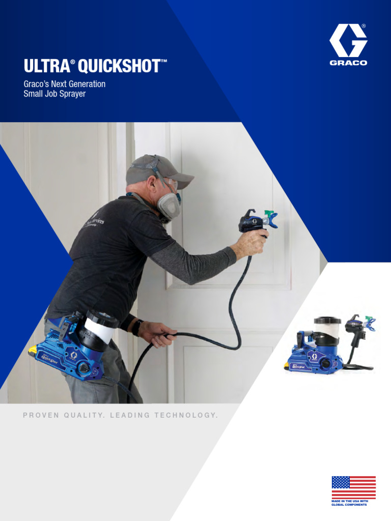 Pistol Airless Zugravit Vopsit Graco Quick Shot | PDF | Battery Charger ...