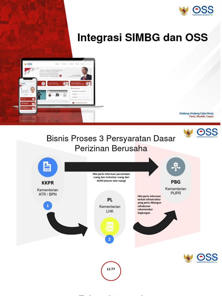 Materi Oss-Simbg BKPM | PDF