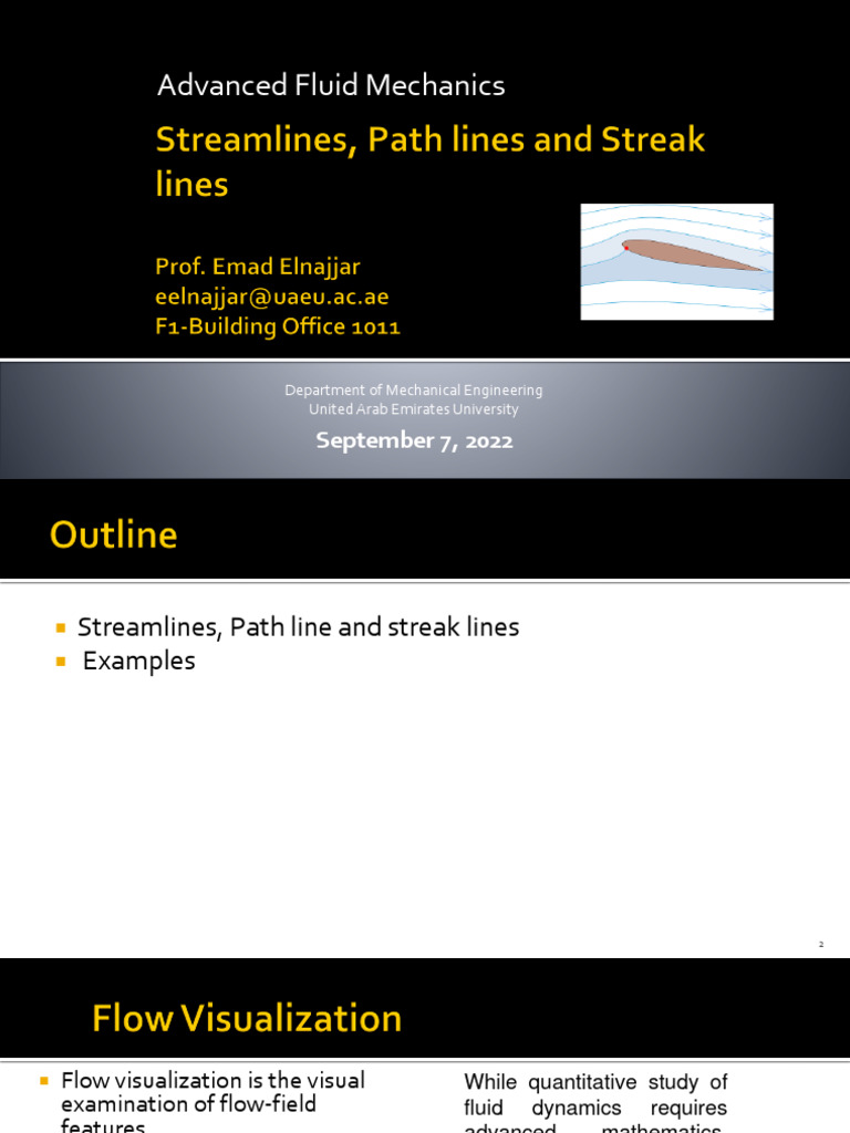 Fluid Mechanics Flow Visualization | PDF | Mechanics | Physics
