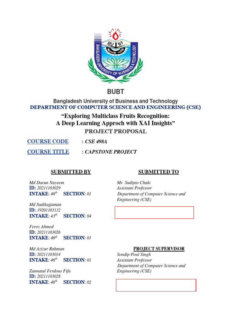 CSE 498 Research Proposal | PDF