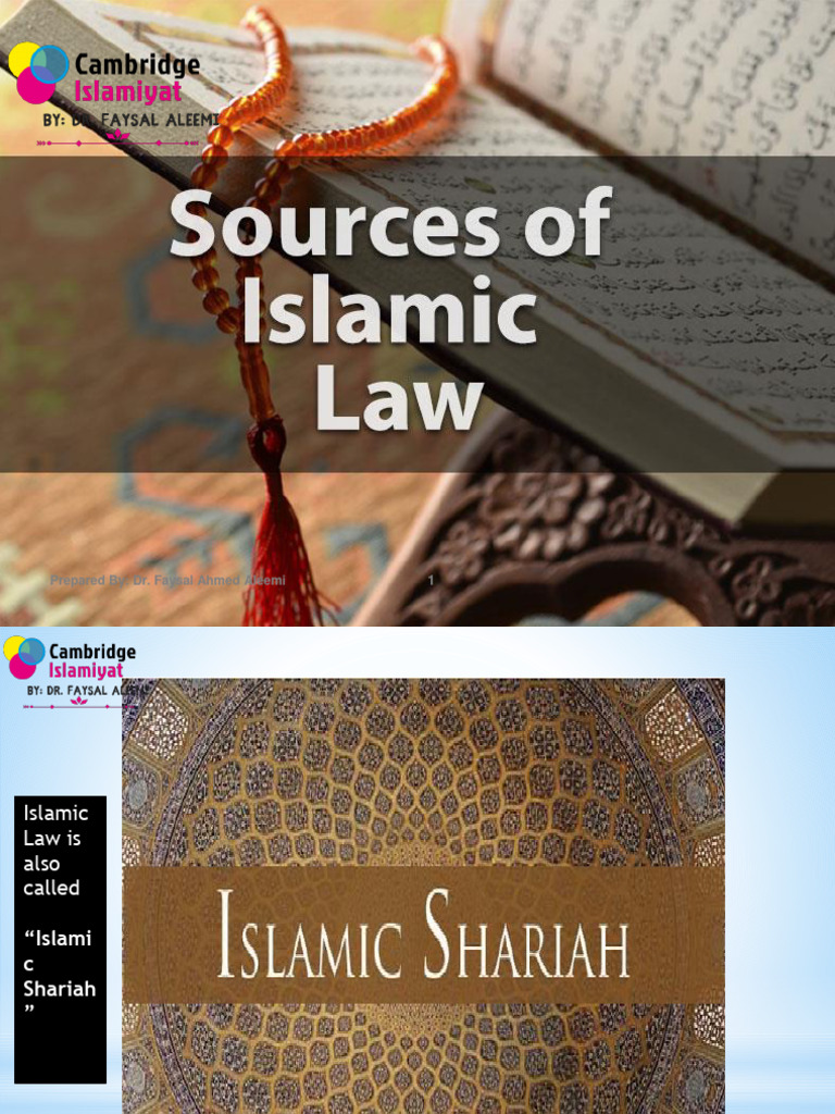 Sources of Islamic Law O Level Islamiyat | PDF | Hadith | Quran