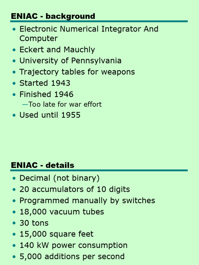02 Computer Evolution And Performance Pdf Central Processing Unit