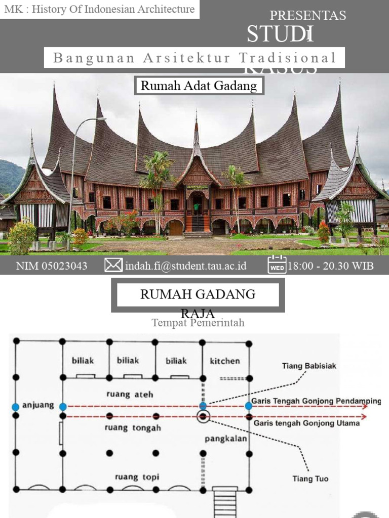 Studi Kasus Bangunan Arsitektur Tradisional | PDF