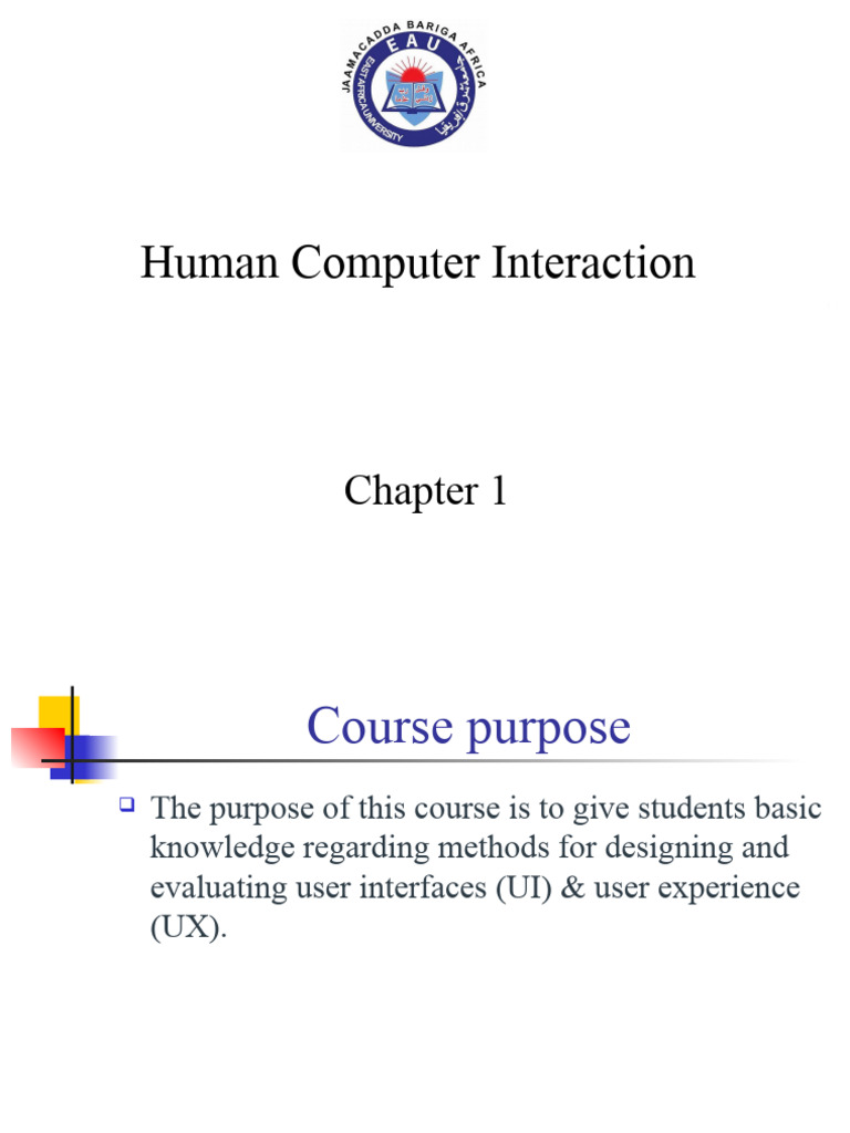 Human Computer Interaction | PDF | Human–Computer Interaction | Usability