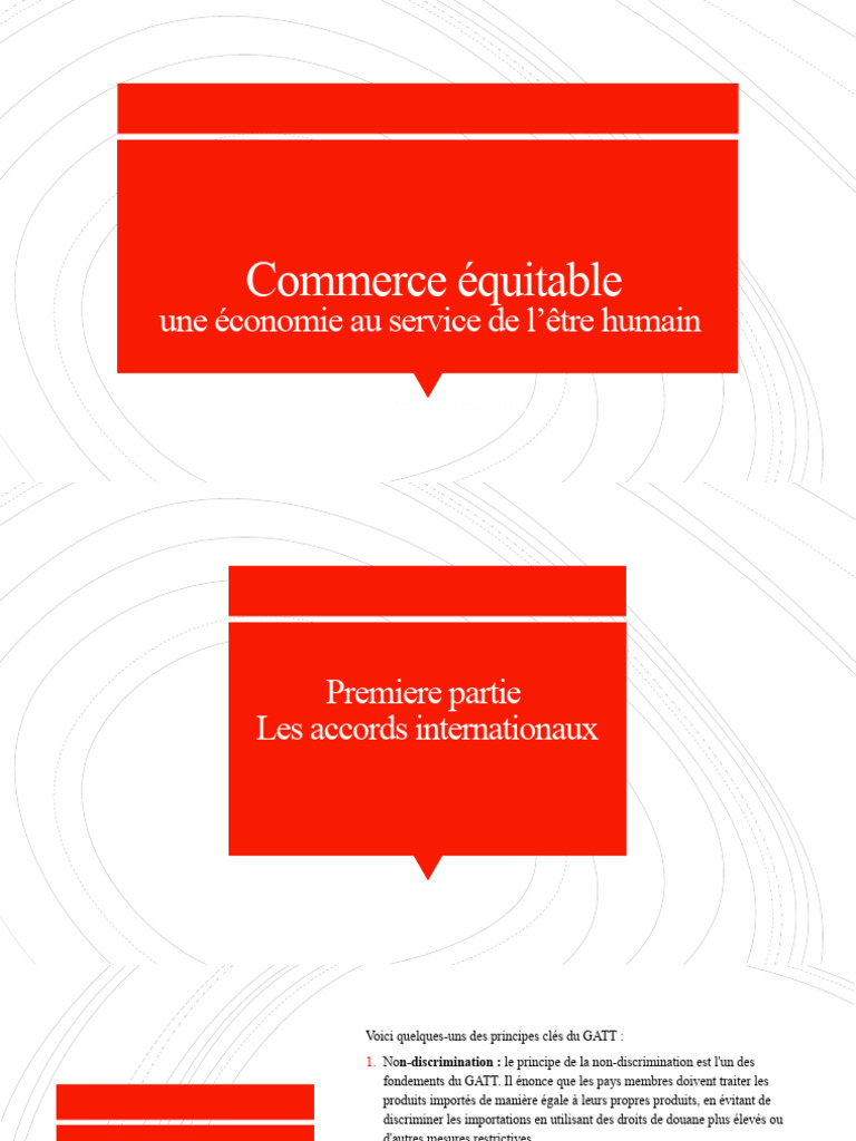 Commerce équitable et ALECA en Tunisie | PDF | Commerce équitable ...