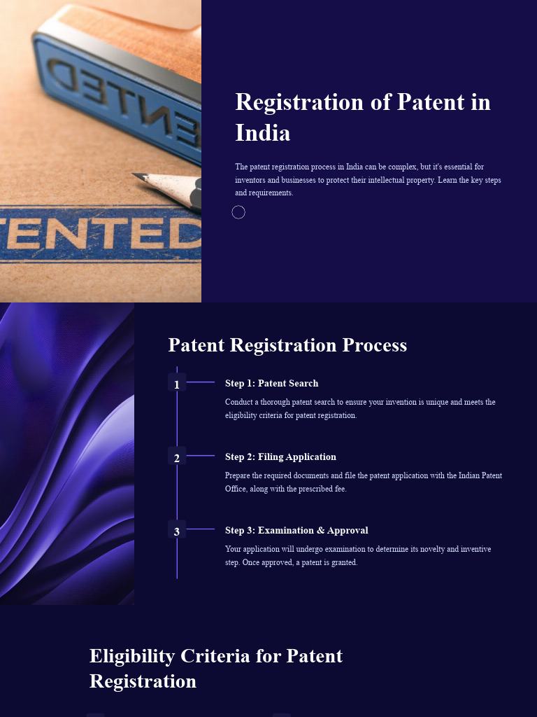 IPR David Registration of Patent in India | PDF | Patent | Patent ...