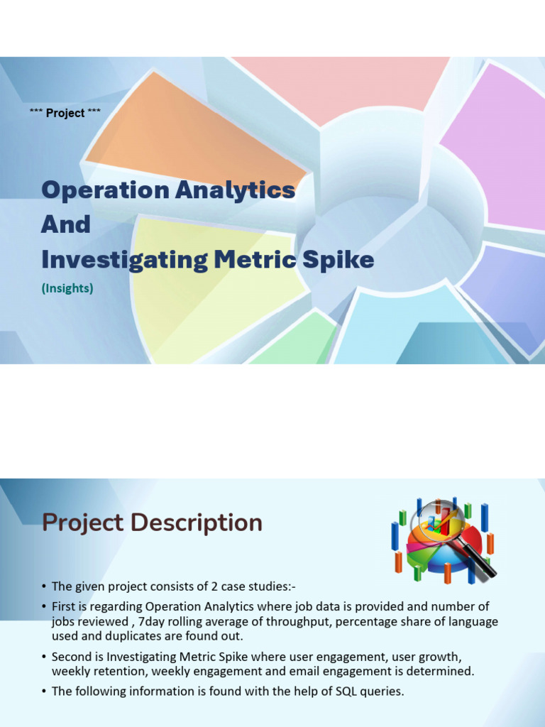 Operation Analytics and Investigating Metric Spike | PDF