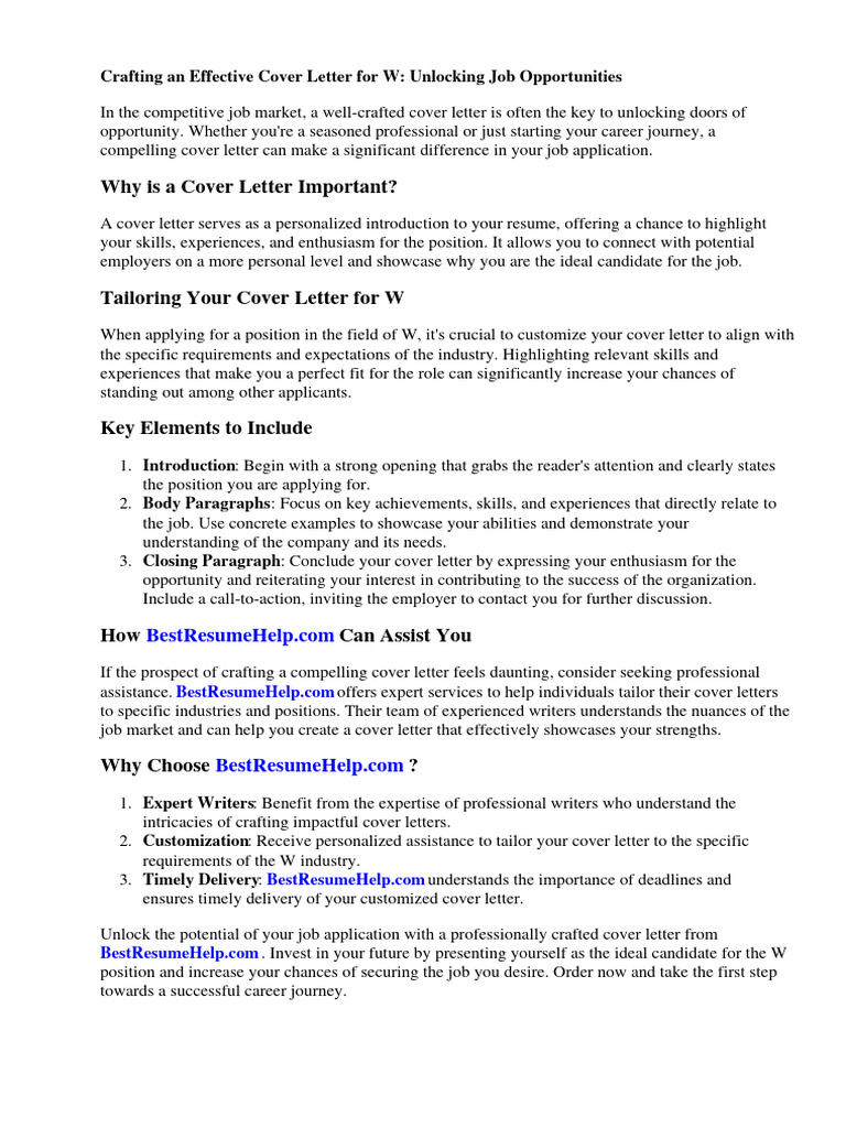 WordPress Developer Cover Letter Guide | PDF | Résumé | Social Media