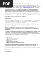 CV Template for Visa Applications | PDF | Career & Growth