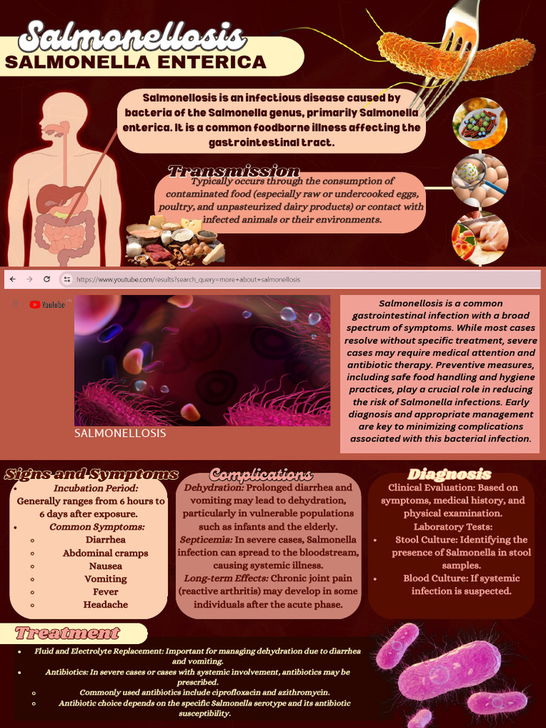 Salmonellosis 1 | PDF | Salmonella | Infection