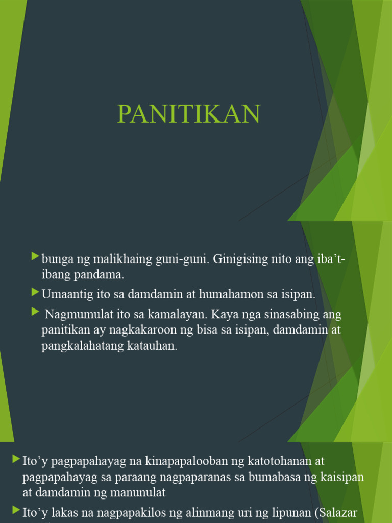 PANITIKAN | PDF