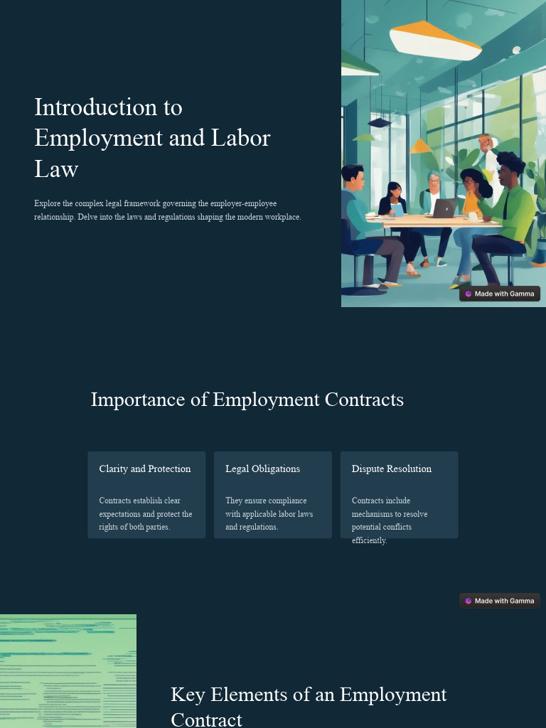 Introduction To Employment and Labor Law | PDF | Employment | Labour Law