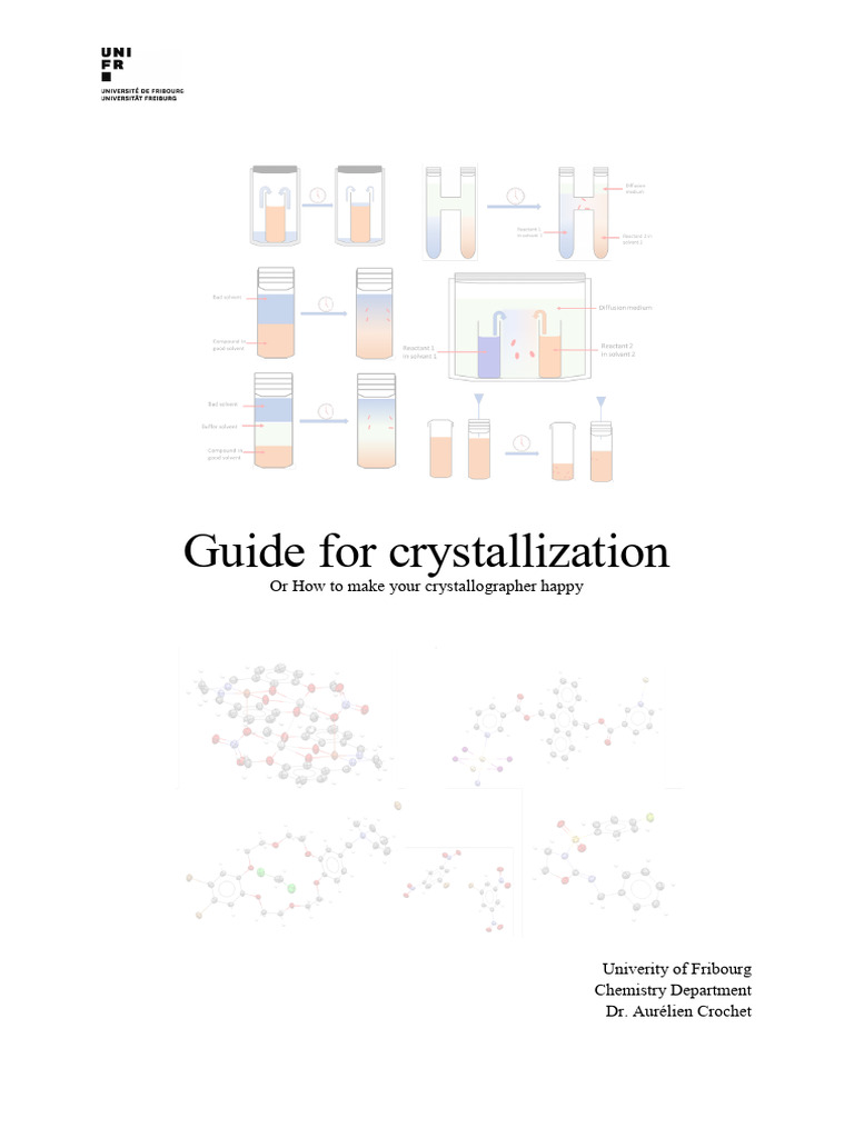 Guide For Crystallization | PDF | Crystallization | Solvent