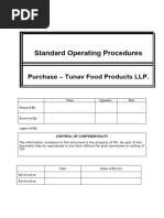 Standard Operating Procedure (SOP) For Store: (Good Receipt Note (GRN ...