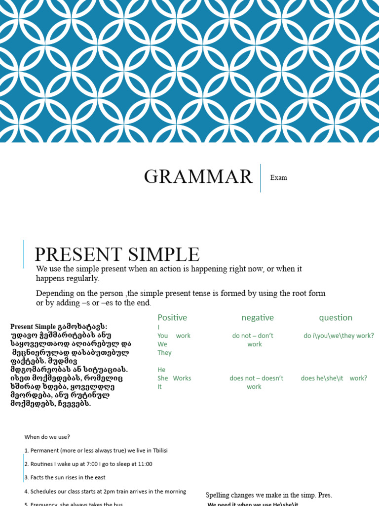 Grammar Time Week 1 14 | PDF