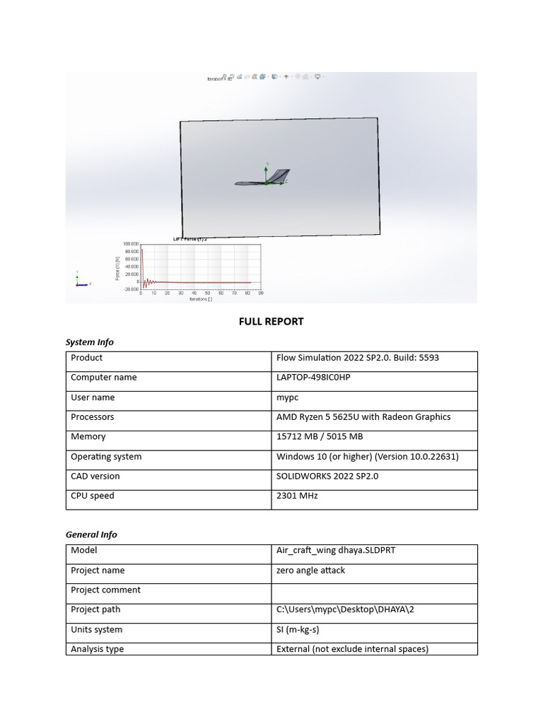 Full Report | PDF | Pressure | Lift (Force)