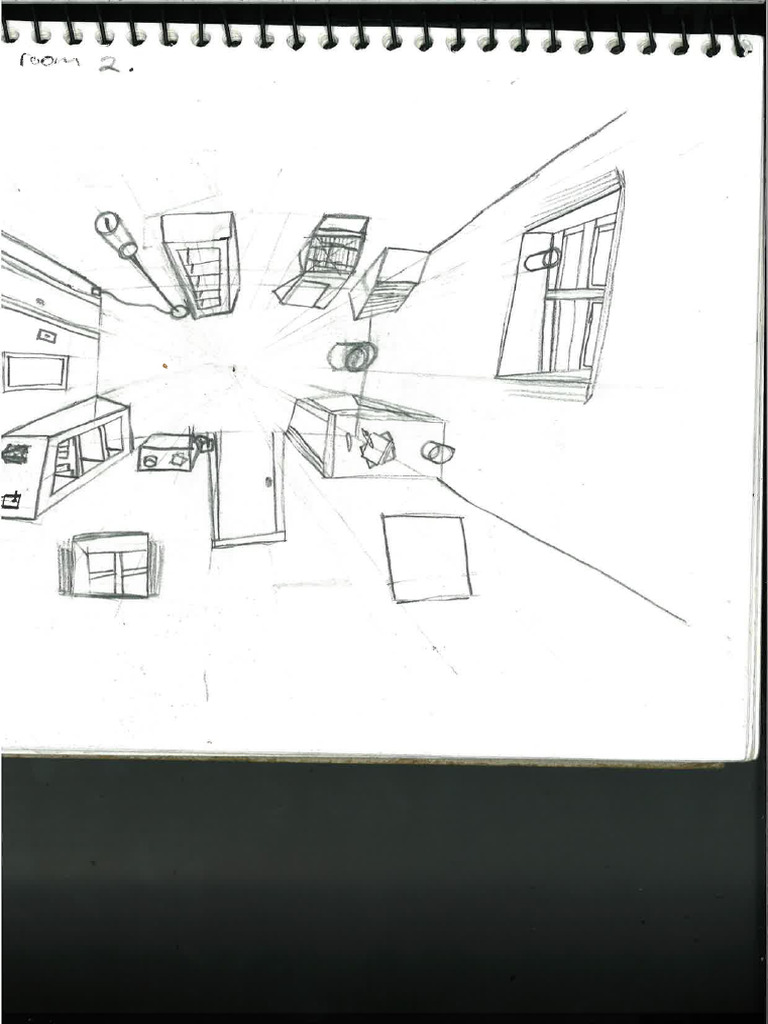 Birds Eye View Perspective Room 1 | PDF