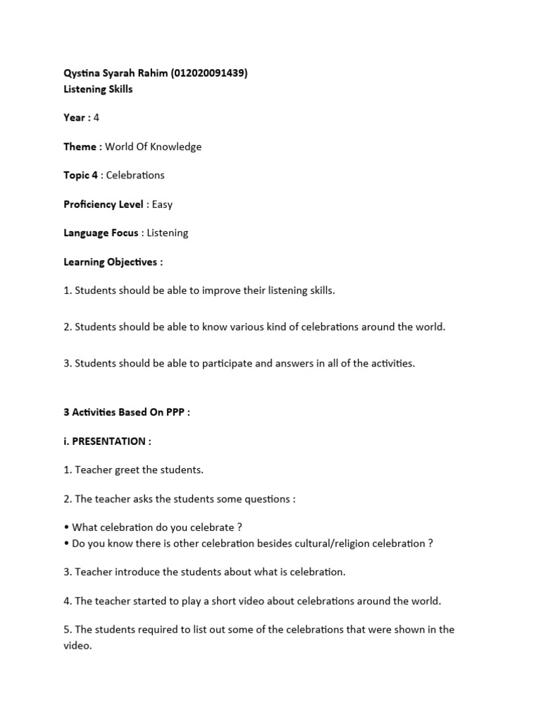 Listening Skills Pdf Cognitive Science Behavior Modification