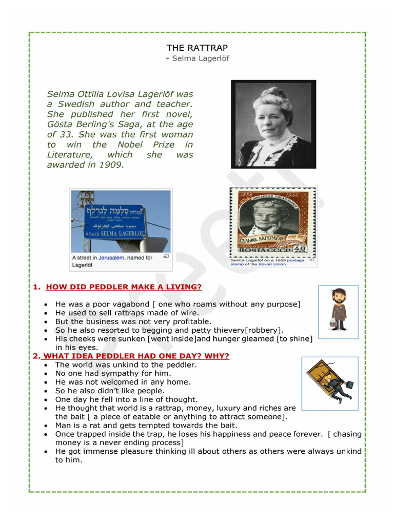 Class 12 The Rattrap | PDF