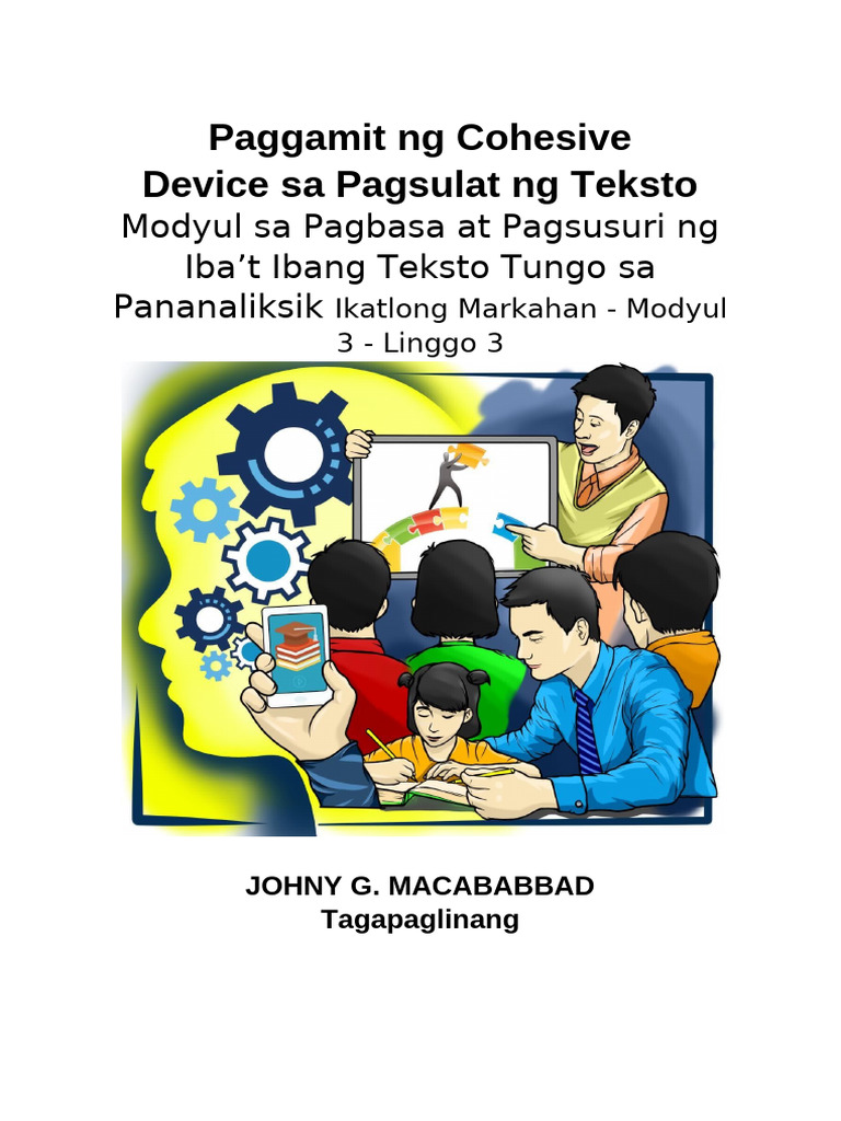 Cohesive Devices | PDF