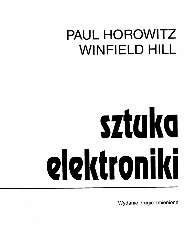 P Horowitz Sztuka Elektroniki Pdf