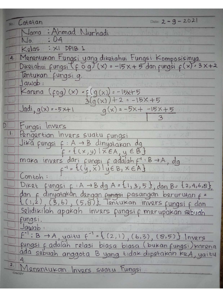 Catatan Matematika 7 - Compressed | PDF