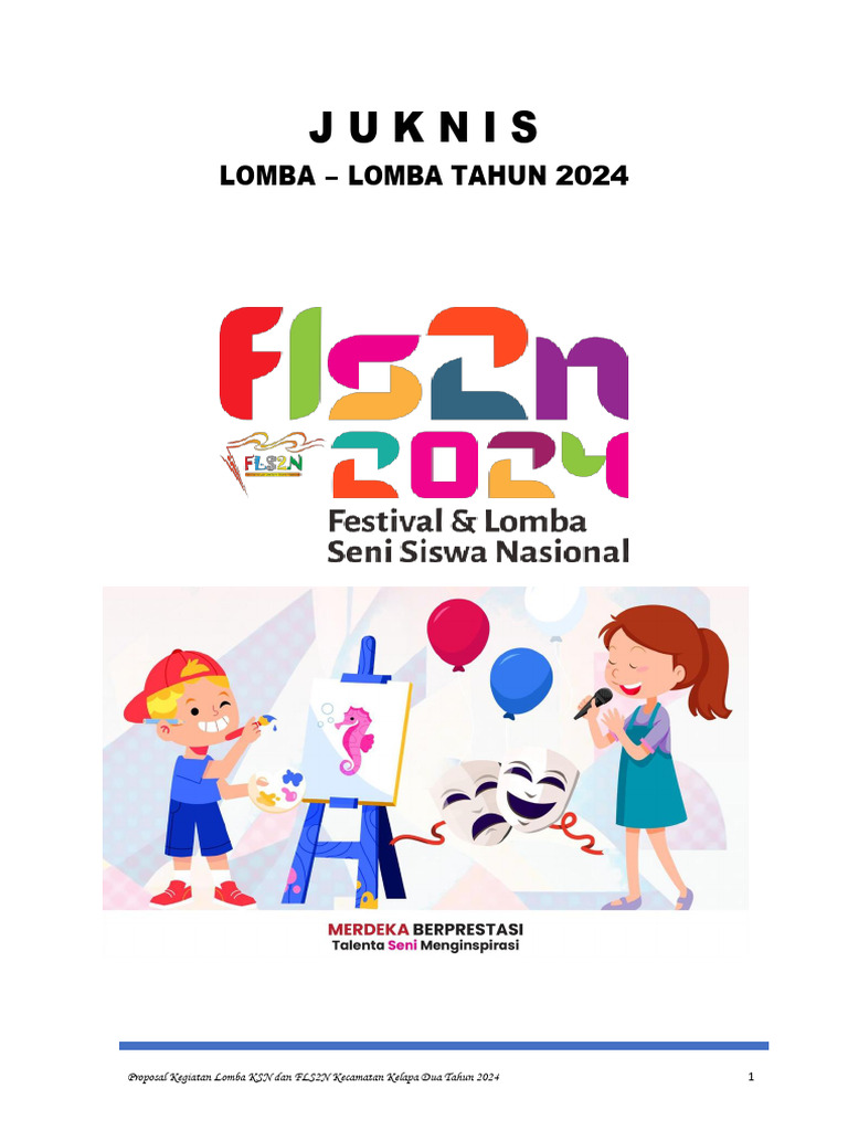 Juknis Osn Dan Fls2n 2024 Revisi | PDF