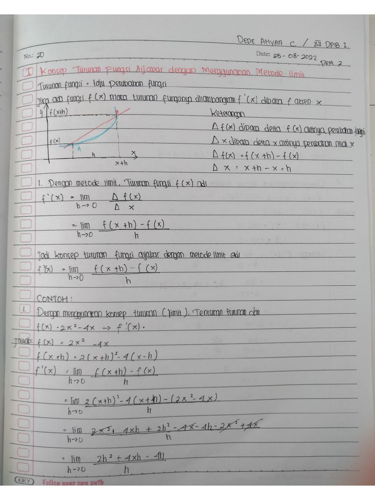 Matematika Pert 2 (No.20) | PDF