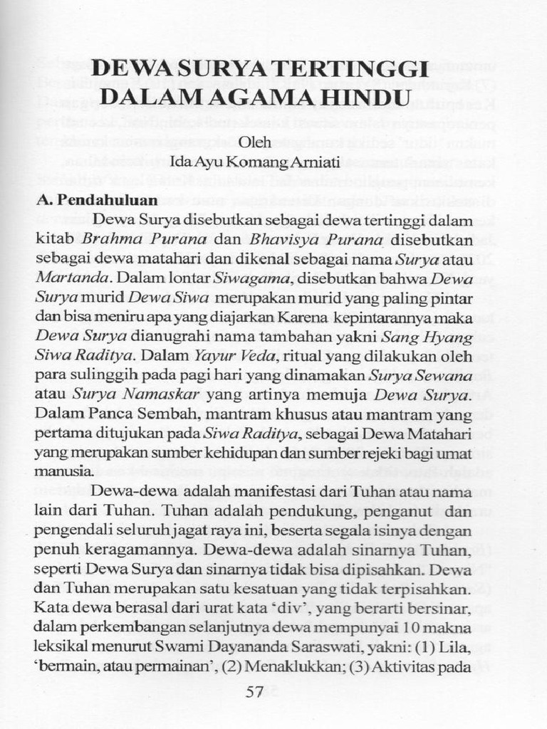 Dewa Surya | PDF