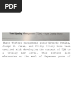 Quality Gurus | PDF | Quality (Business) | Quality Management