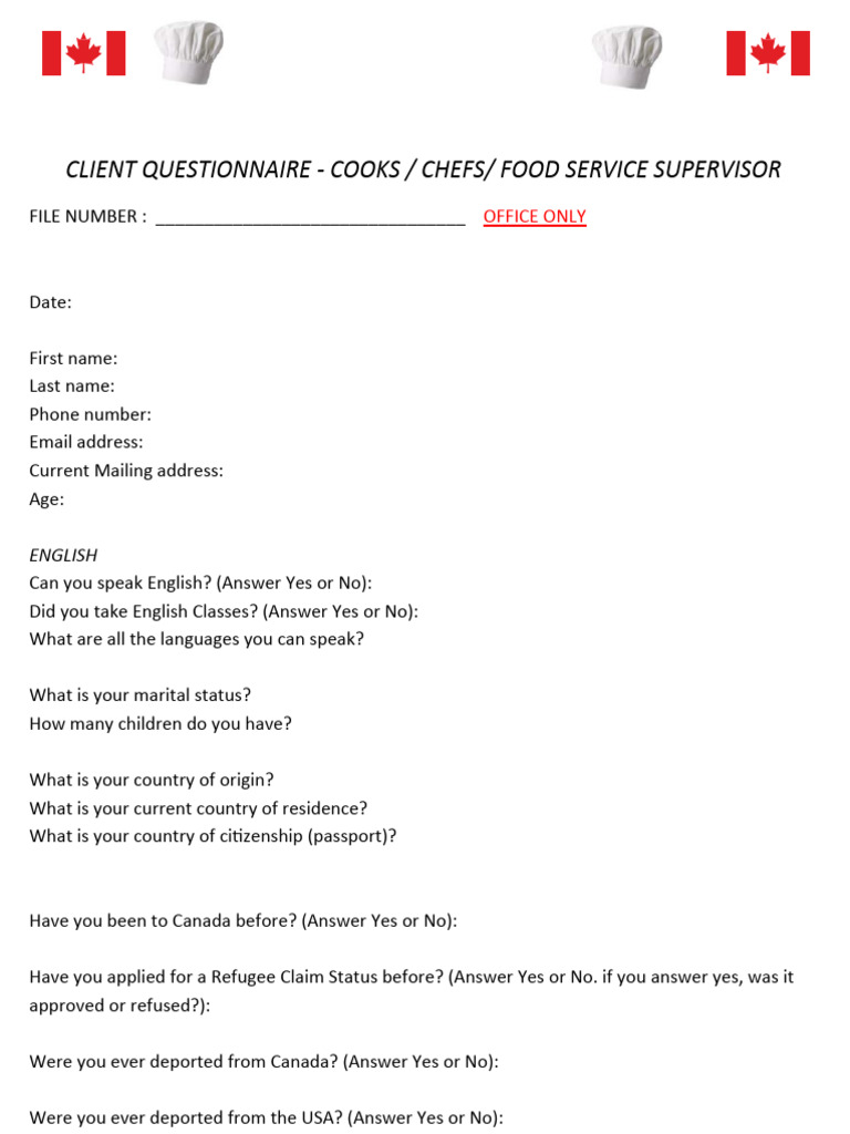 Food Industry Questionnaire 2022 | PDF | Eating Behaviors Of Humans ...