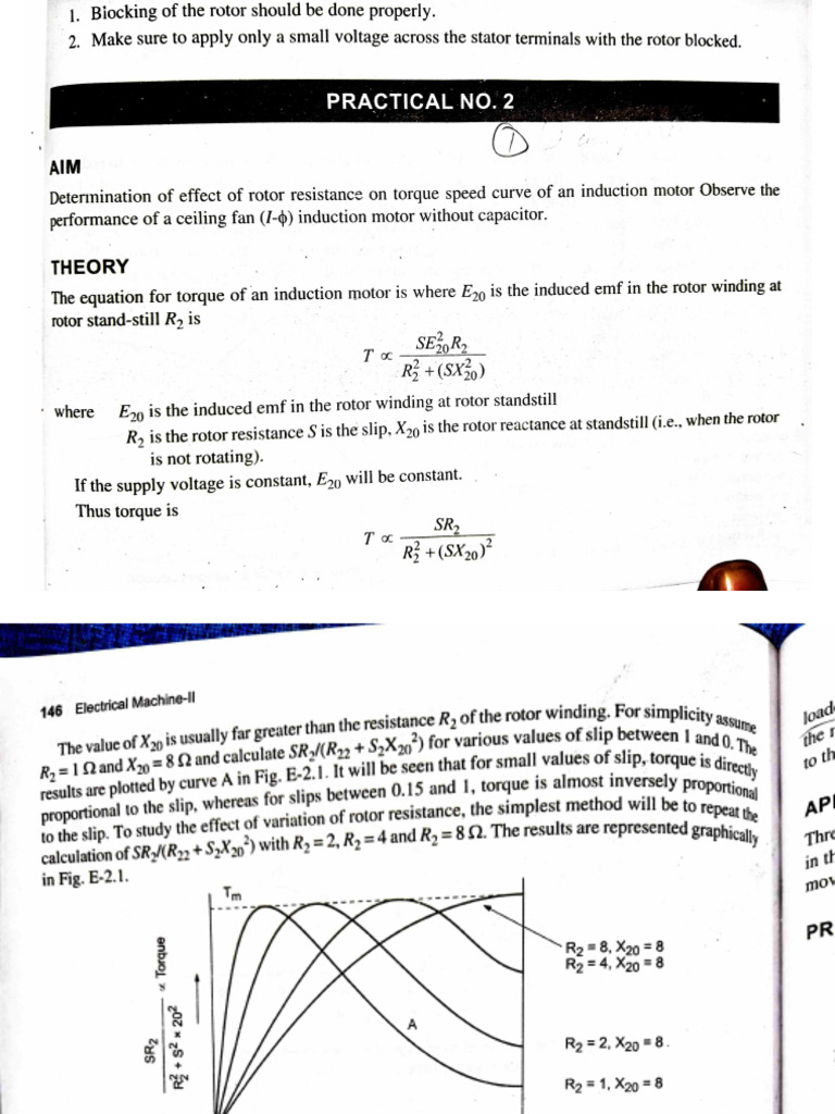 Electrical Machine 2nd Practical | PDF