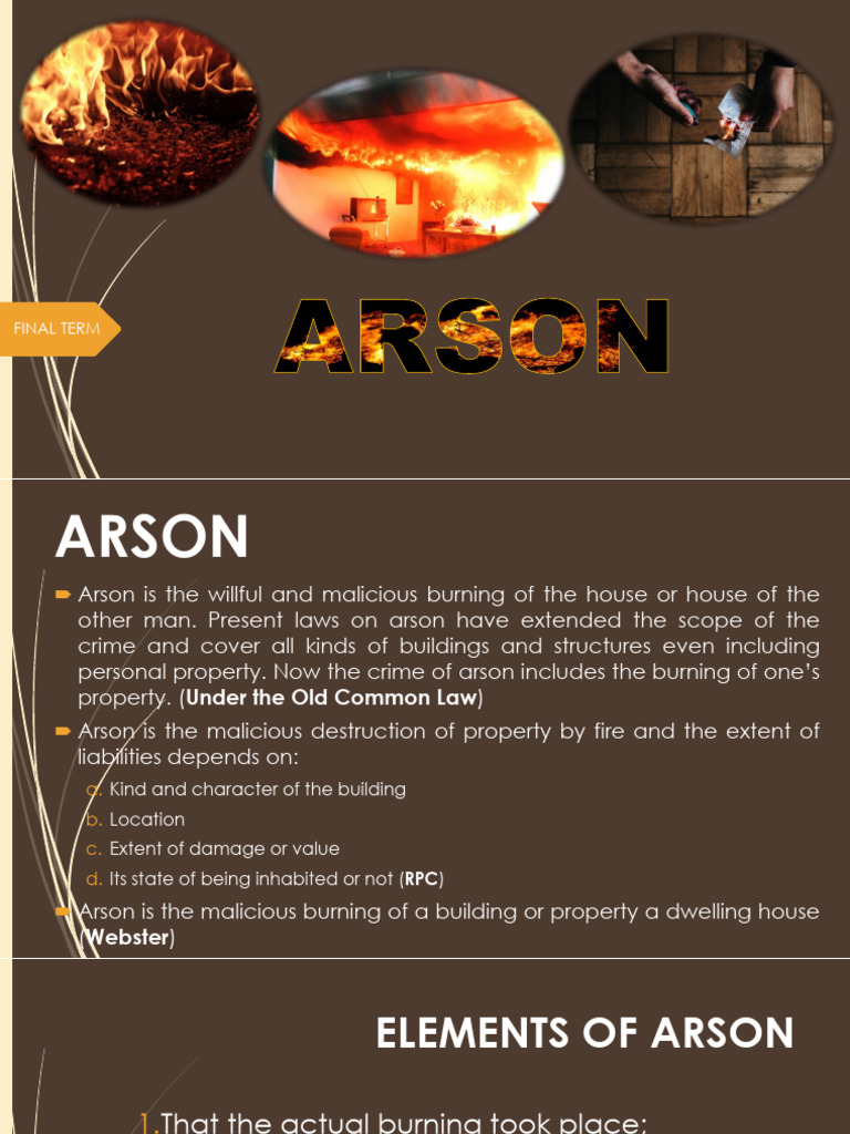 Arson | PDF | Fires | Arson