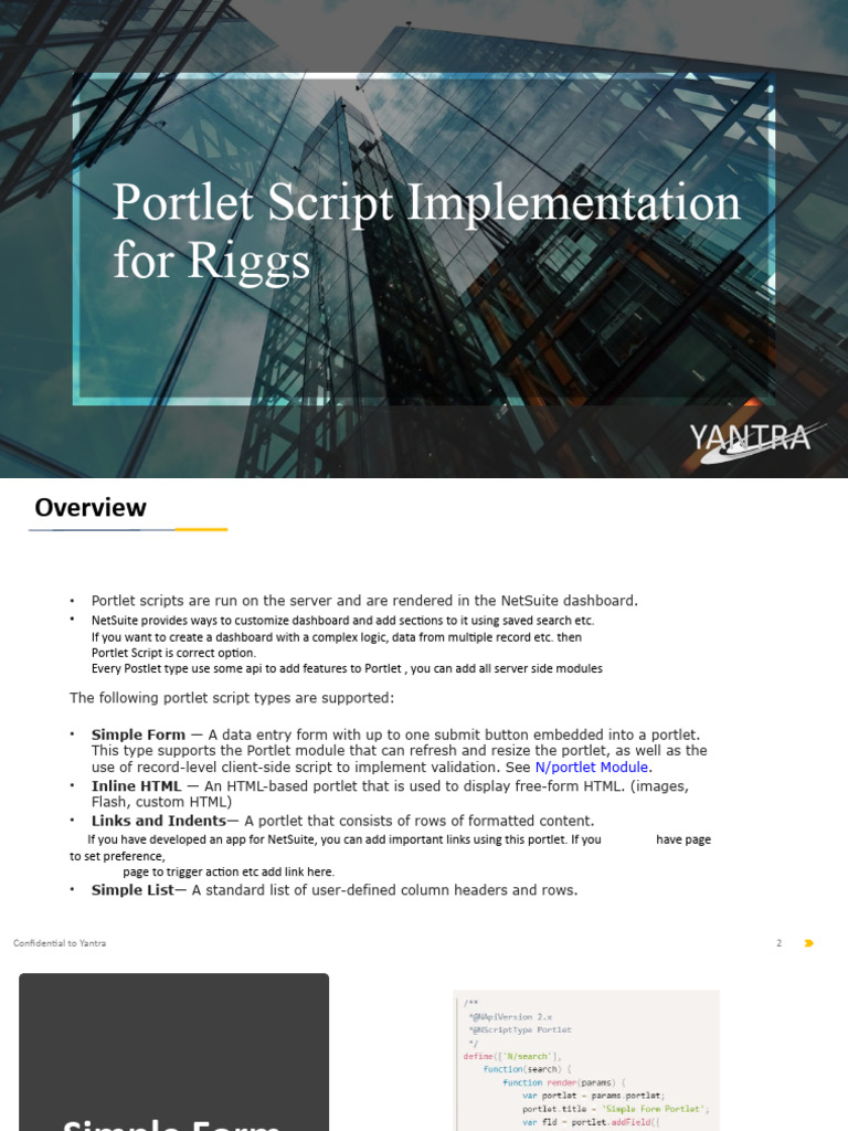 Portlet Scripts | PDF