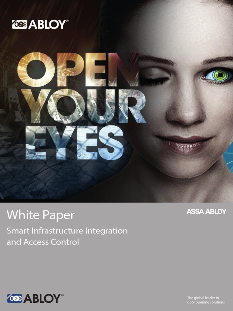 Abloy Smart Infrastructure Integration White Paper | PDF | Internet Of Things | Access Control