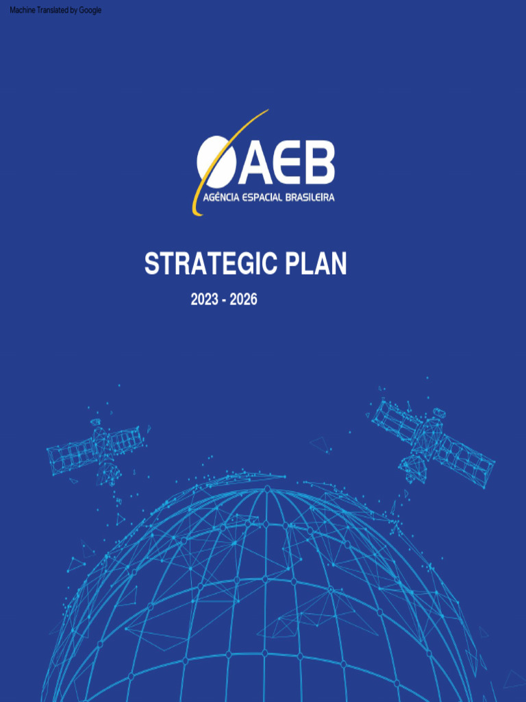 Book Traduzido Plano Estratégico 2023 2026_AEB | PDF | Strategic Planning | Governance
