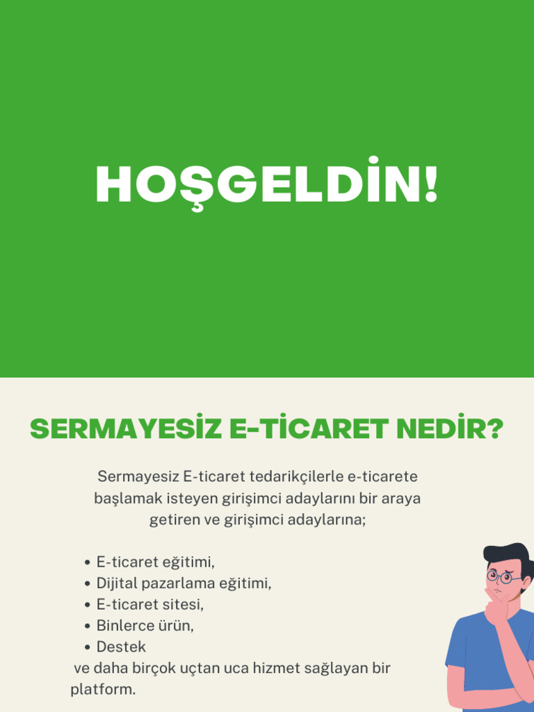 Sermayesiz e Ticaret Satis Sunumu | PDF