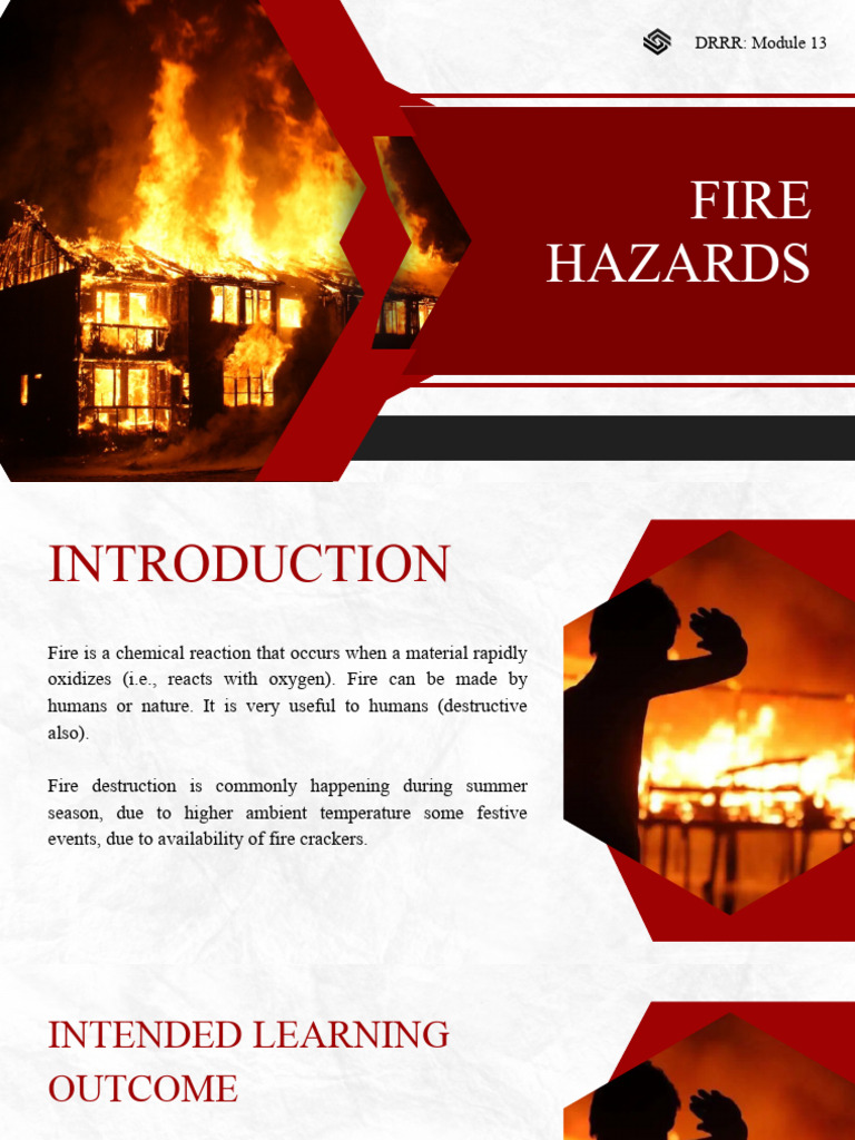 DRRR Module 13 | PDF | Fires | Combustion