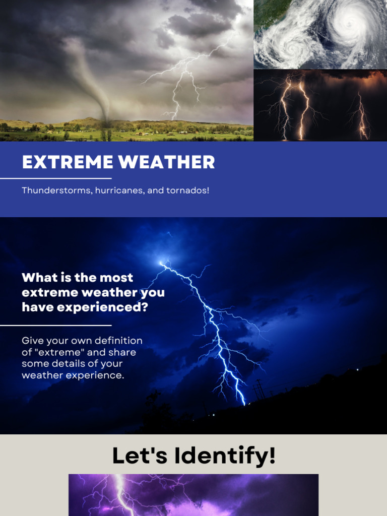 Thunderstorms, Hurricanes, and Tornados Science Presentation in Navy ...