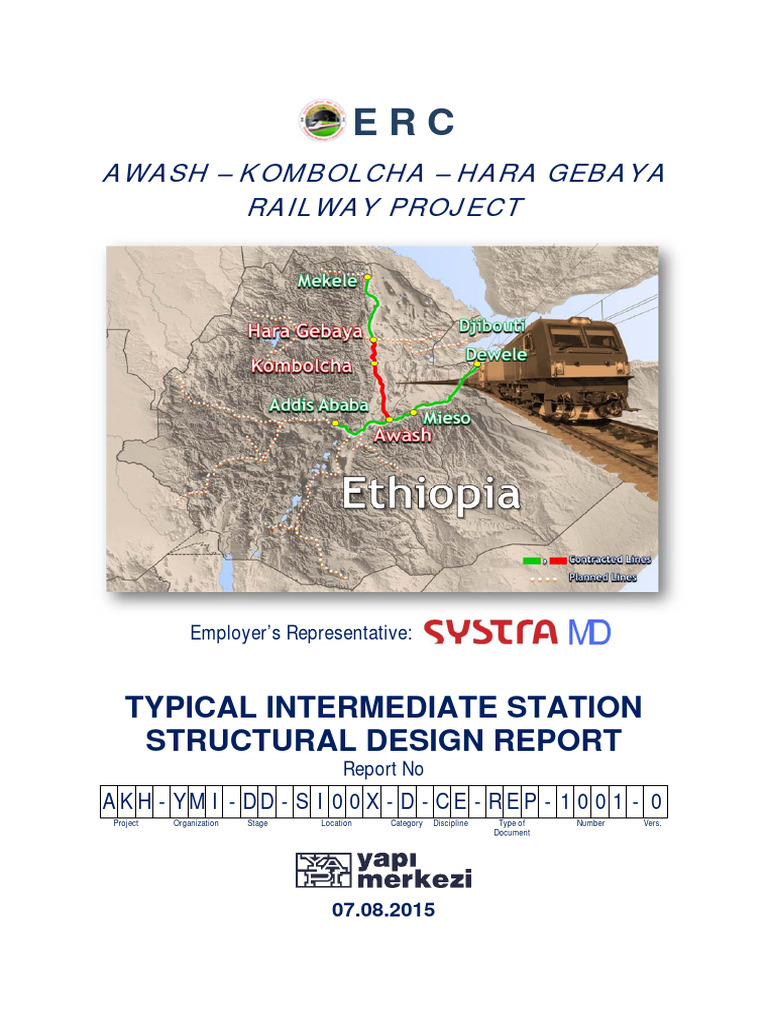 Intermediate Station Structural Design Report | PDF | Concrete ...