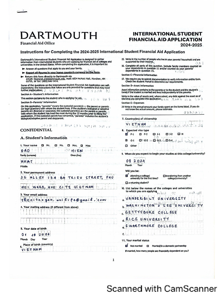 Dartmouth ISFAA - Hien Nhat Dao | PDF