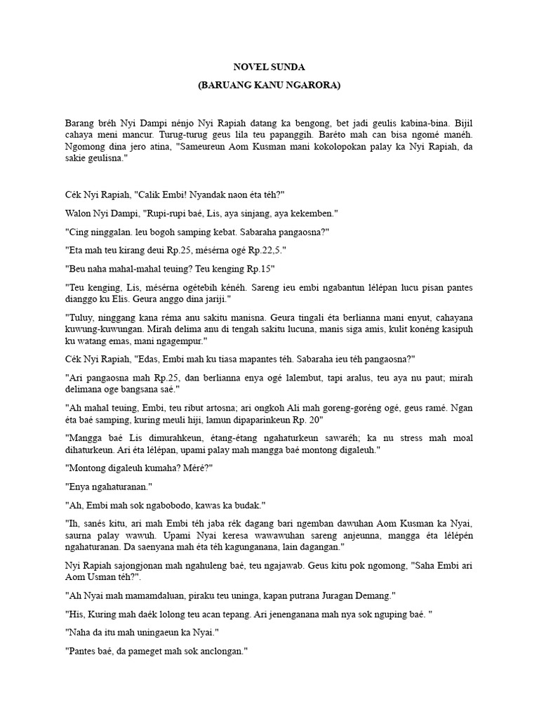 Novel Sunda 3 | PDF