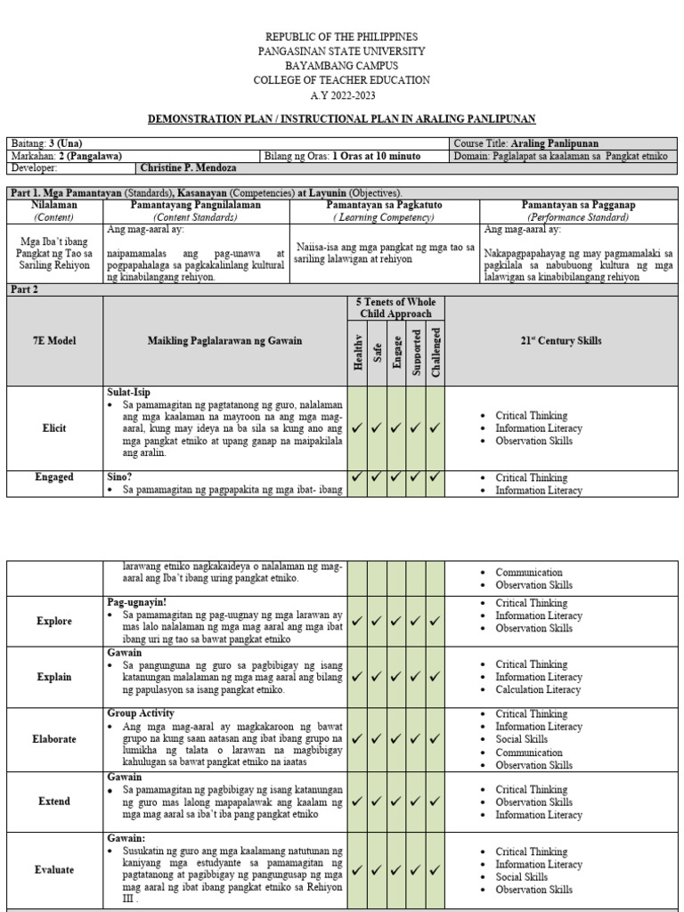 Demonstration Plan | PDF