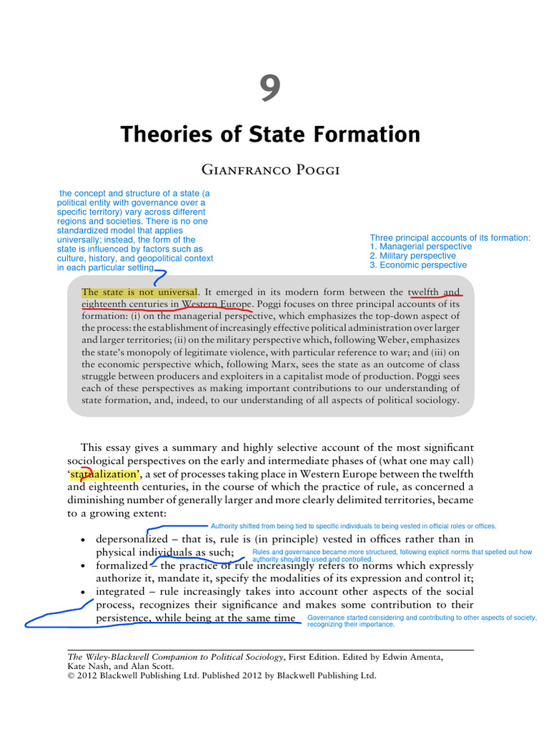 Lacro Poltheo Readings 1 | PDF | State (Polity) | Sociology
