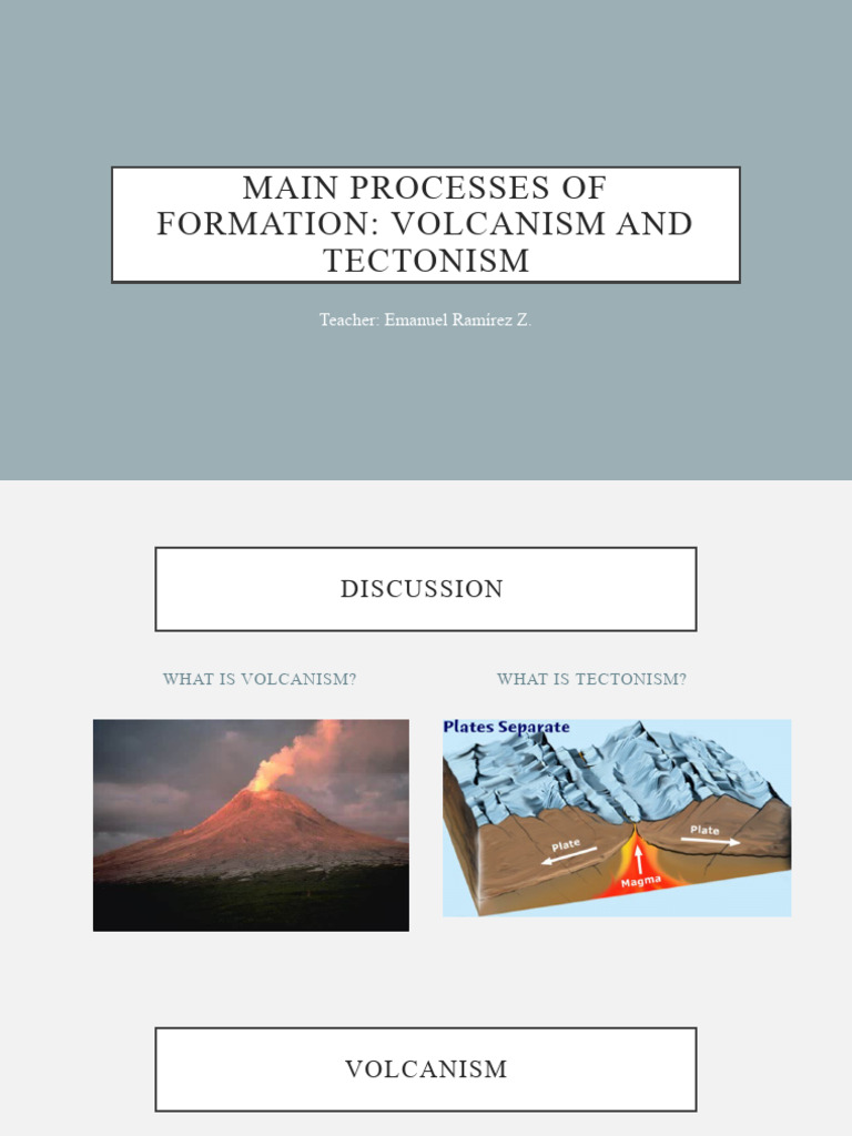 Main Processes of Formation | PDF | Volcano | Plate Tectonics