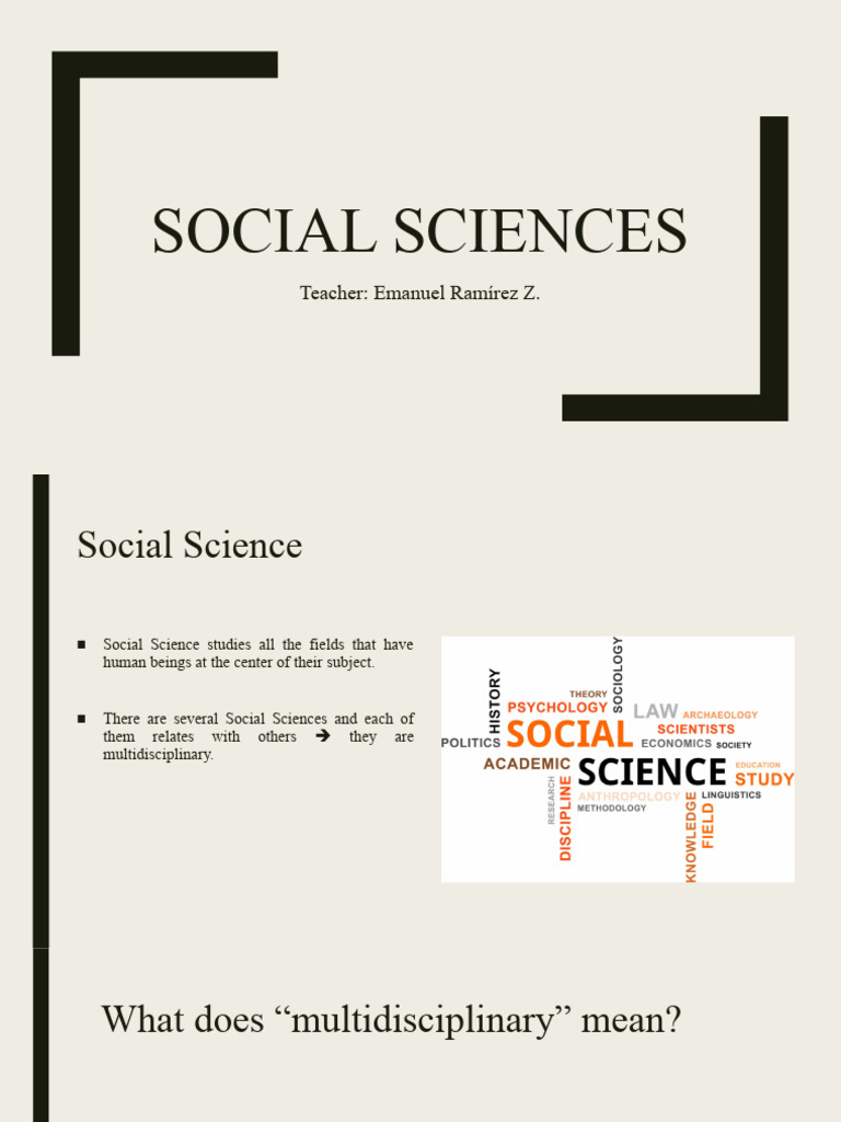 Social Sciences | PDF | Social Sciences | Interdisciplinarity