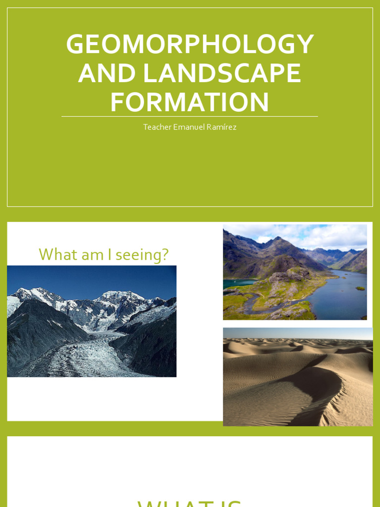 Understanding Geomorphology and Landscapes | PDF