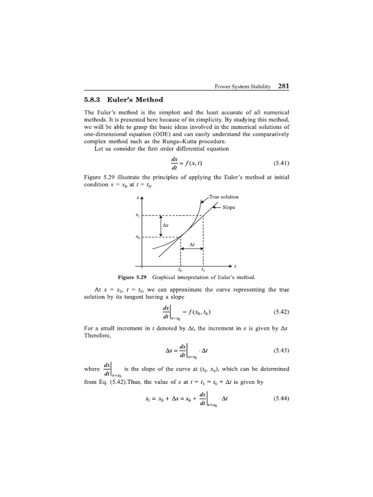 Euler and Runge Kutta Method Book | PDF