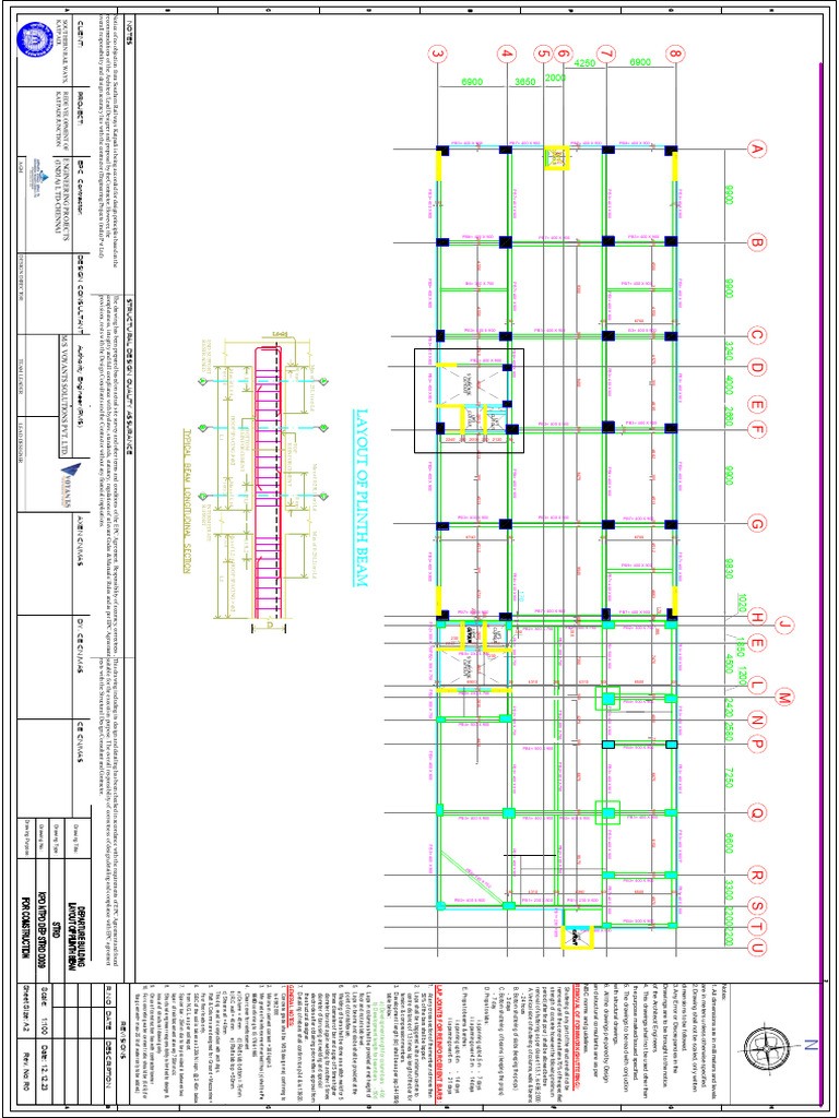 Plinth Beam Layout | PDF | Architectural Design | Architecture